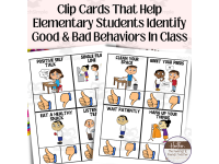 Clip Cards For Classroom Rules and Behaviors In The Classroom by Teach ...