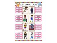 Clip Cards: Jobs - Spelling & Vocabulary by Teach Simple