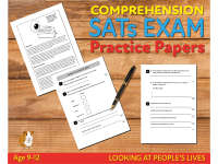 Close Reading Comprehension Practice Papers (Looking At Lives) 9-12 ...