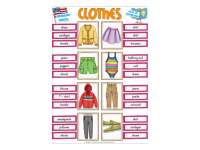 Clothes Clip Cards in American English by Teach Simple