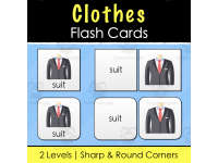 Clothes Vocabulary - Digital Activities, Word List & Quiz + 4 Flashcard ...
