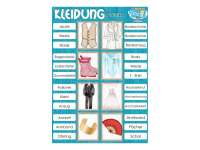 Clothing Clip Cards for Practicing Spelling & Vocabulary (German) by ...