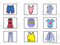 Cognitive Perceptual Boards | Clothes Pack 1 by Teach Simple