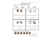 Coin Values Worksheet by Teach Simple