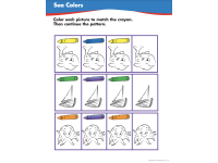 Color Activities Printable Workbook by Teach Simple