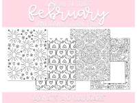 Color ALL The Things Vll: February Coloring Pages by Teach Simple