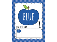 Color & Numbers Apple Posters by Teach Simple