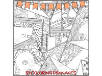 Coloring BANNER - Letters, numbers and symbols - Bulletin board by ...