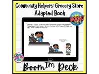 Community Helpers: Grocery Store | Adapted Book by Teach Simple