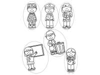 Community Helpers Stick Puppets by Teach Simple