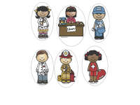 Community Helpers Stick Puppets by Teach Simple