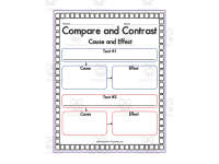 Compare and Contrast Graphic Organizer Packet by Teach Simple