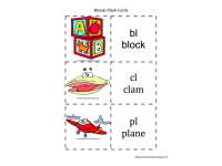 Consonant Blends Flash Cards by Teach Simple