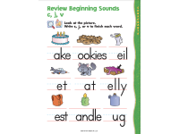 Consonants, Vowels, and Word Families Set 2 Printable Workbook For Pre ...