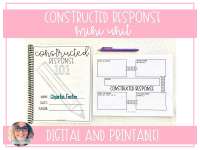 Constructed Response Mini Unit Grades 4-6 by Teach Simple