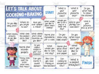 Cooking + Baking Speaking Games by Teach Simple