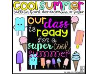 Cool Summer End of Year May-June Bulletin Board Kit, Door Decoration ...