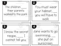 Coordinating Conjunctions Task Cards by Teach Simple