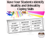 Coping Skills Cut-And-Paste Sorting Worksheets For Coping Skills by ...