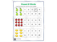Count & Circle numbers 1-20 by Teach Simple