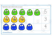 Counting Fun with Dots Worksheet by Teach Simple