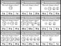 Counting Money - Counting Coins Game - Task Cards & Response Sheet by ...