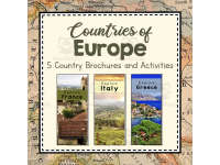 Countries of Europe | Continent of Europe Unit Study | Geography Bundle ...