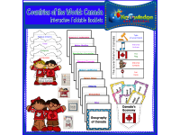 Countries of the World: Canada Interactive Foldable Booklets - EBOOK by ...