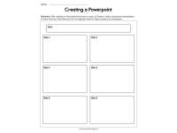 Creating a Powerpoint Worksheet by Teach Simple