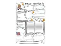 Creative Fact File Worksheets: Who is Donald Trump? by Teach Simple