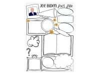 Creative Fact File Worksheets: Who is Joe Biden? by Teach Simple