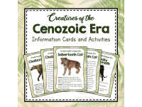 Creatures of the Cenozoic Era by Teach Simple