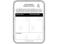 Critical Thinking: Debate with Yourself- Modern Debate Prompts for High ...