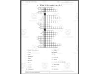 Crossword Puzzles about Africa by Teach Simple