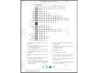 Crossword Puzzles about Middle School Chemistry by Teach Simple