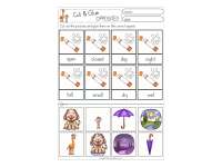 Cut & Glue: Opposites by Teach Simple