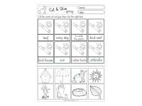 Cut & Glue: Spring by Teach Simple