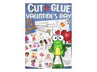 Cut & Glue: Valentine's Day by Teach Simple