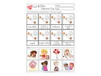 Cut & Glue: Valentine's Day by Teach Simple