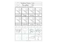 Cut & Glue: Weather by Teach Simple