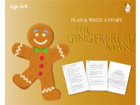 Cut Out And Write The Story Of The Gingerbread Man (6-9 years) by Teach ...