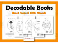 CVC Decodable Printable Leveled Reading Book by Teach Simple