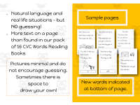 CVC Decodable Printable Leveled Reading Book by Teach Simple