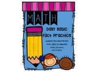 Daily Math Fact Practice Booklet by Teach Simple