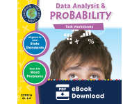 Data Analysis & Probability - Task Sheets Gr. 6-8 by Teach Simple