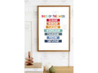 Days of the Week Classroom Poster, Back to School Printables, Early ...