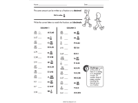 Decimals, Measurement, and Geometry Printable Workbook by Teach Simple
