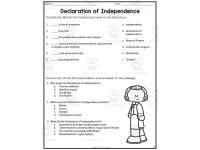 Declaration of Independence Reading Packet + Distance Learning by Teach ...
