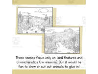 Desert Habitat Coloring Pages | Line Art Templates | Biome Art Project ...