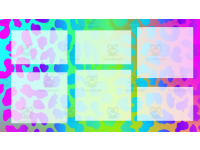 Desktop Organizing Wallpaper - Neon Animal Prints Theme by Teach Simple